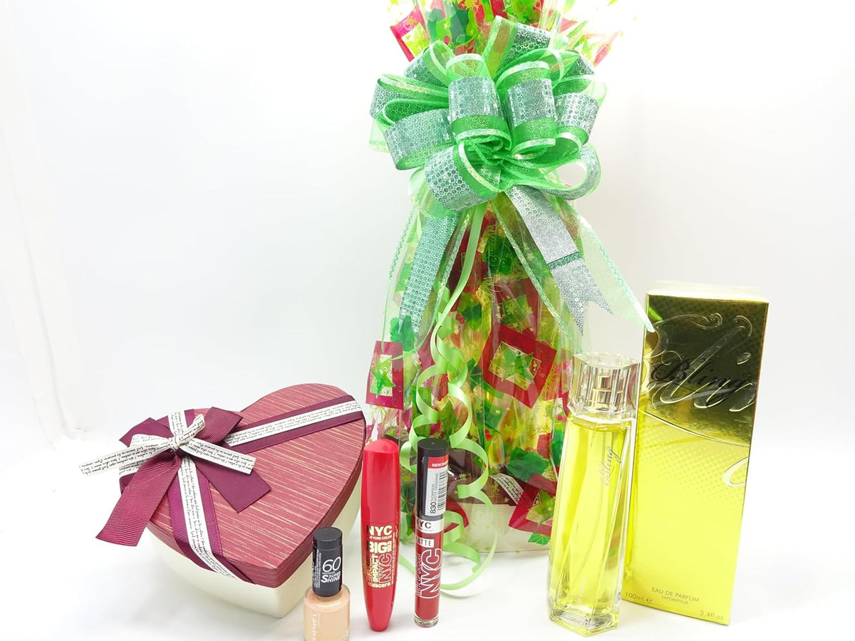 BLING 100ml Perfume & Make Up Beauty Kit Valentines Hamper For Her ...