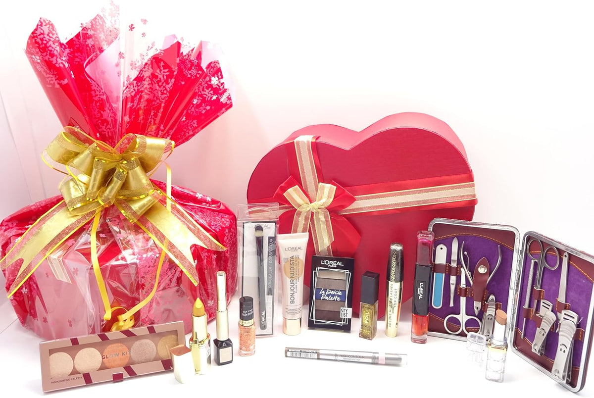 Loreal Glamorous Beauty Box Gift Set For Women - Luxury Hamper For Her ...
